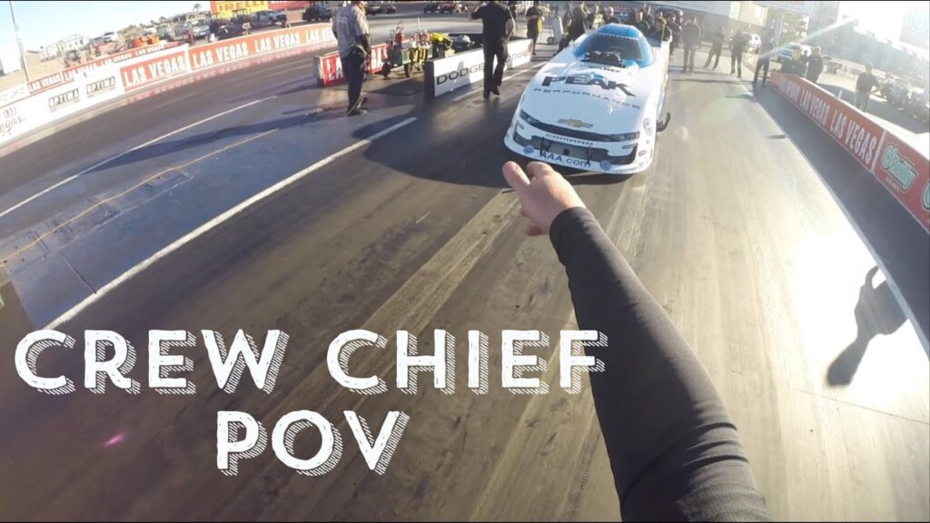 FUNNY CAR START THROUGH LAUNCH FROM CREW CHIEF DAN HOOD POV - John ...