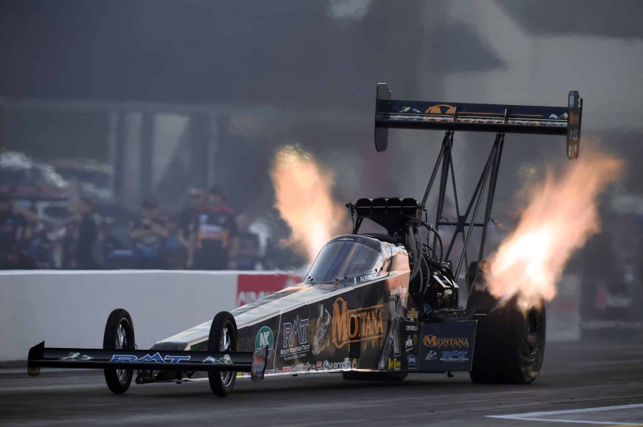 AUSTIN PROCK AND MONTANA BRAND SIT NO. 2 FRIDAY AT NHRA FOUR-WIDE ...