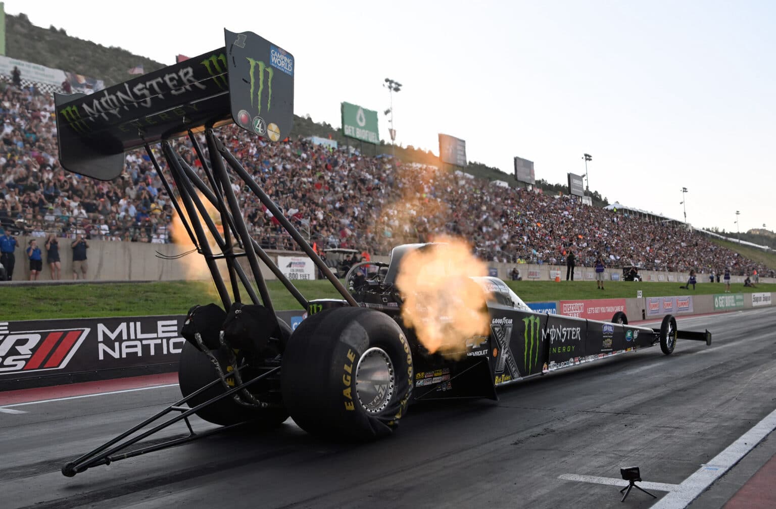 BRITTANY FORCE AND MONSTER ENERGY SET BANDIMERE SPEEDWAY TRACK RECORD ...
