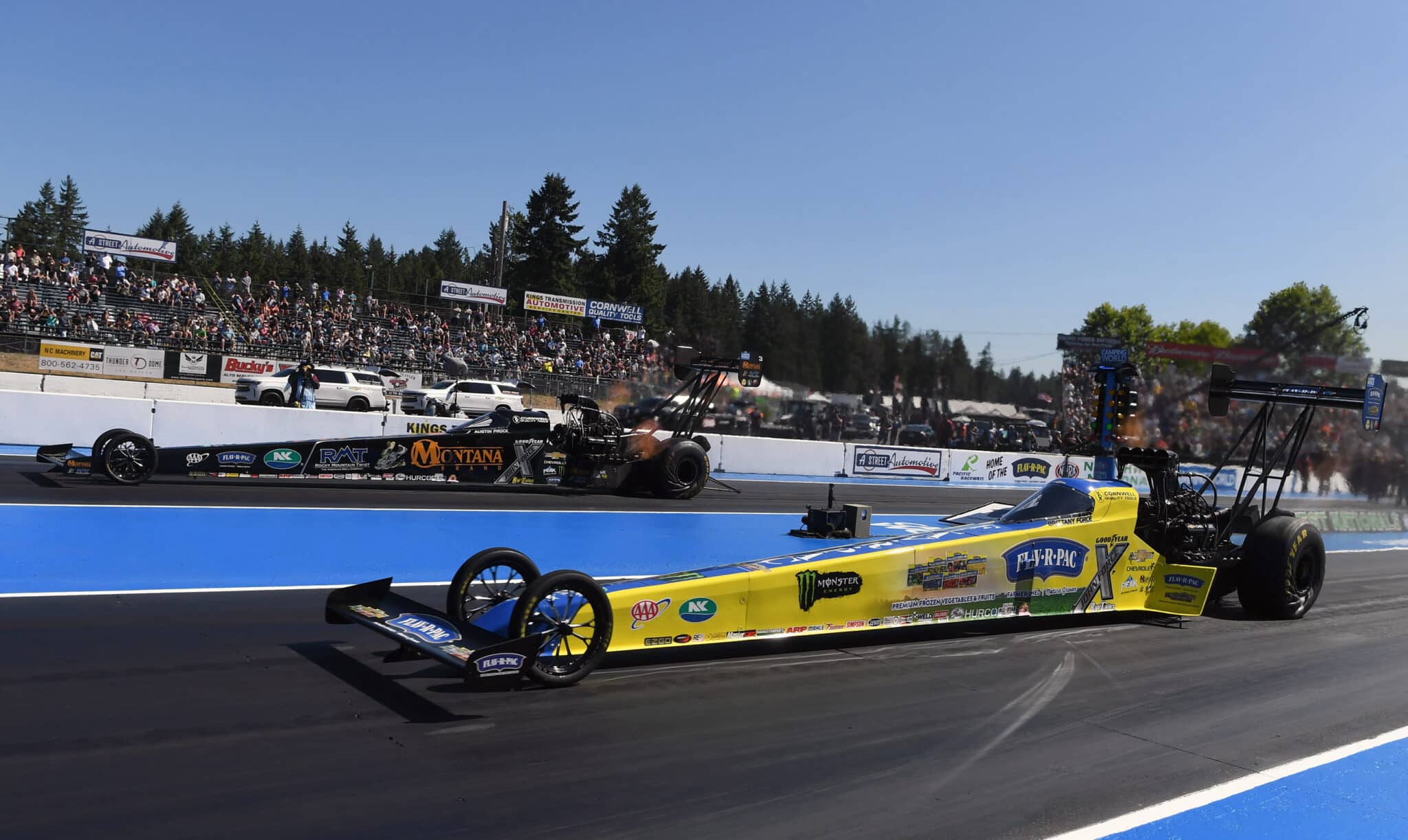 BRITTANY FORCE AND FLAV-R-PAC LEAVE NORTHWEST NATIONALS WITH TRACK ...