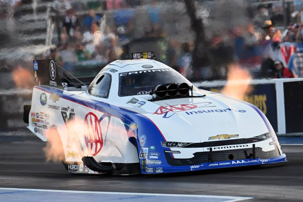Robert Hight And Aaa Break Into Top Half Of Qualifying At Nhra Midwest