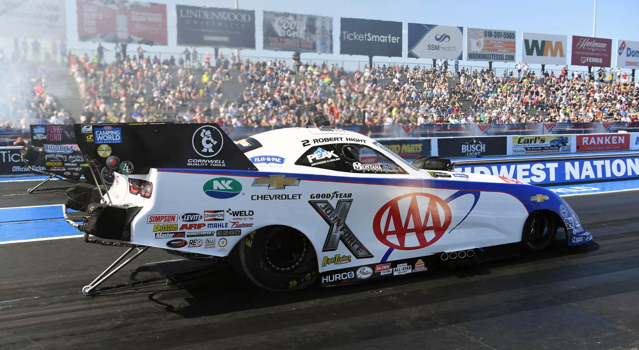 JOHN FORCE RACING WRAPS NHRA MIDWEST NATIONALS - John Force Racing