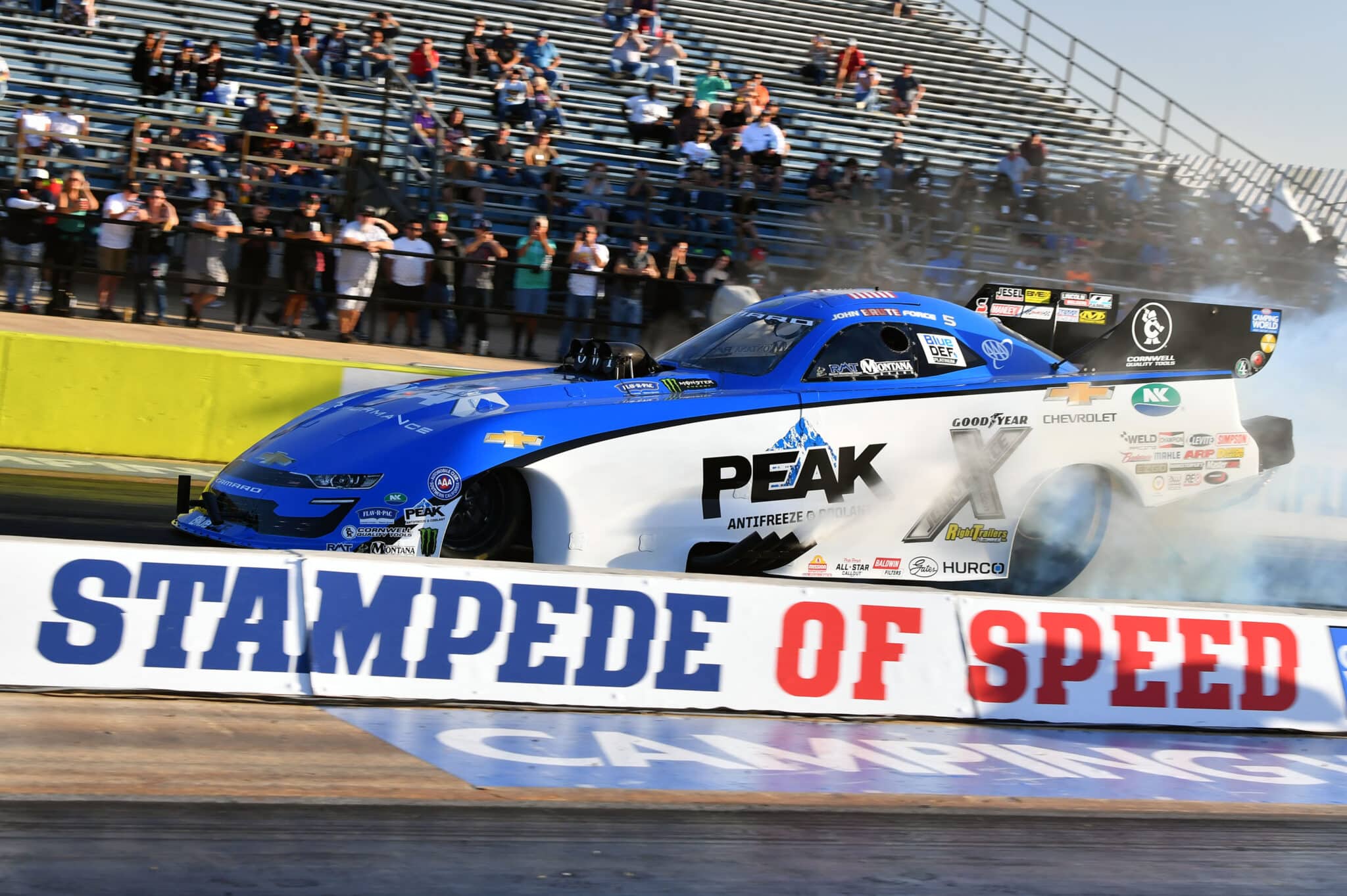 JOHN FORCE AND PEAK CHEVY NO. 4 FRIDAY AT NHRA FALL NATIONALS - John ...