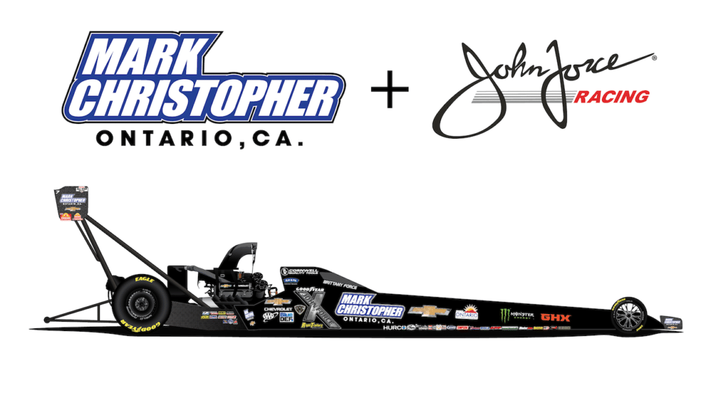 MARK CHRISTOPHER CHEVROLET TO SPONSOR BRITTANY FORCE’S TOP FUEL ...