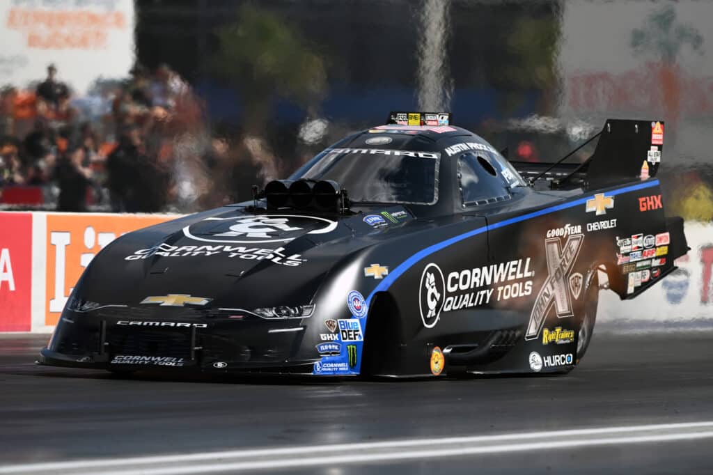 PROCK GETS ANOTHER WIN FOR CORNWELL, CHEVY, JFR - John Force Racing