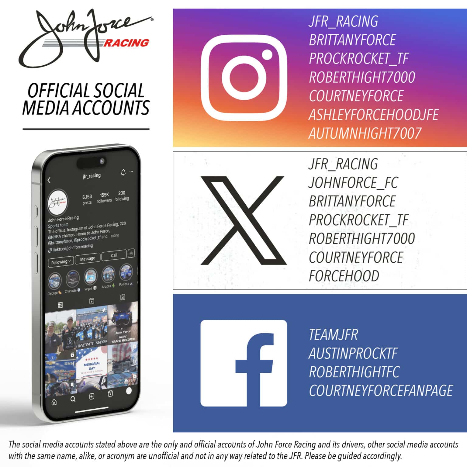 Contact - John Force Racing