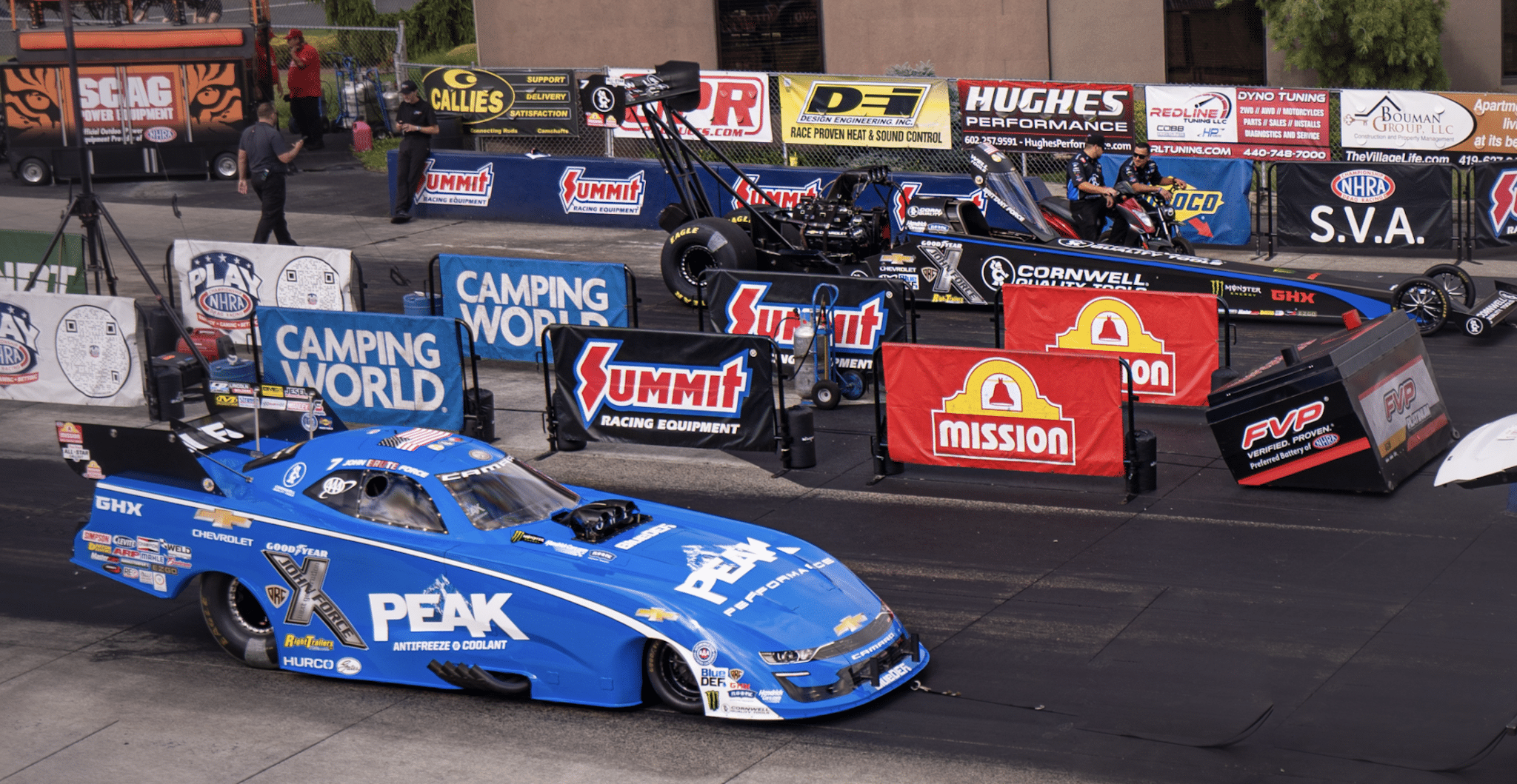 JOHN FORCE RACING EYES TWO TITLES AT ‘NIGHT UNDER FIRE’ - John Force Racing