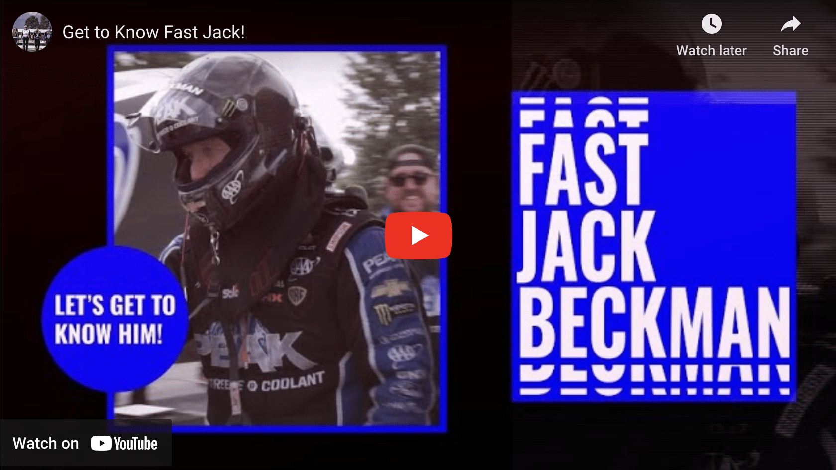GET TO KNOW FAST JACK! - John Force Racing