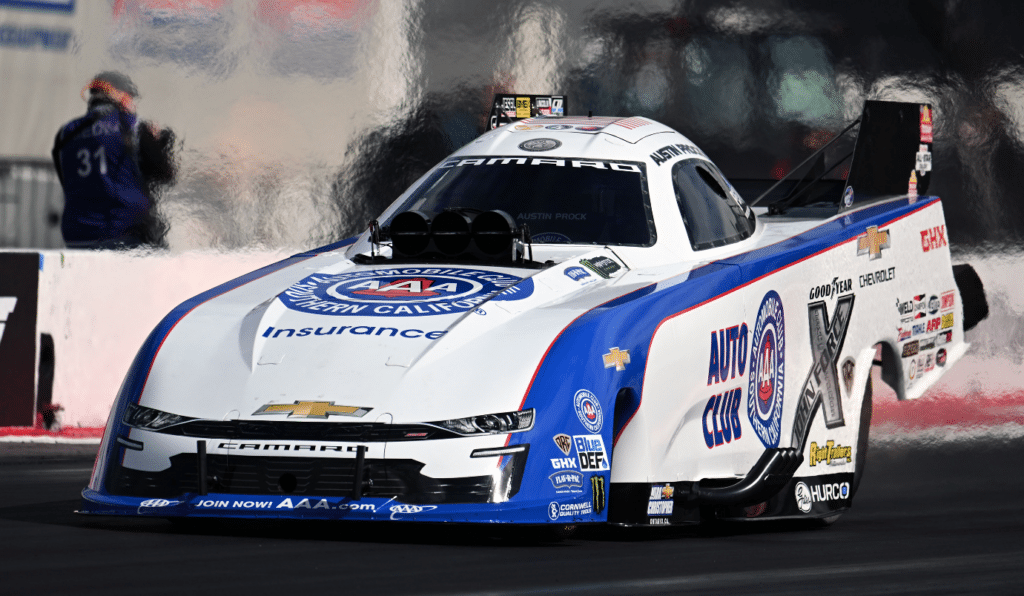 WITH TITLE ON THE LINE, BUSINESS AS USUAL FOR PROCK - John Force Racing