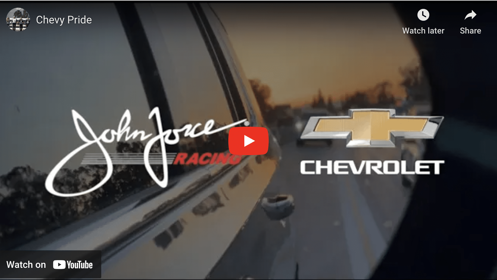 CHEVY PRIDE - John Force Racing